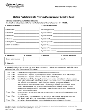 Fillable Online Prior Authorization of Benefits Form - Providers ...