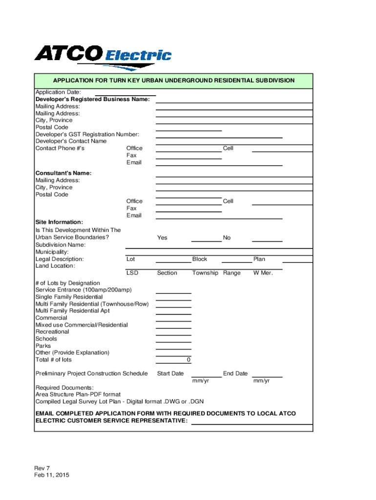 Fillable Online turnkey application form Fax Email Print - pdfFiller