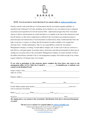 Fillable Online E-Mail Consent Form - Updated Fax Email Print - pdfFiller