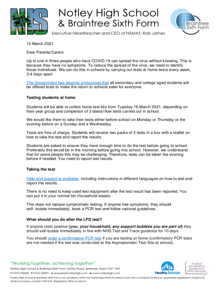Fillable Online Report a COVID-19 rapid lateral flow test result - GOV ...
