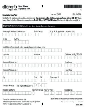 Fillable Online Home Delivery Registration Form - Braven Health Fax ...
