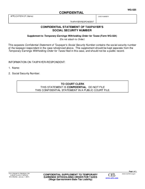 Fillable Online WG-025. Fillable Editable and Saveable California ...