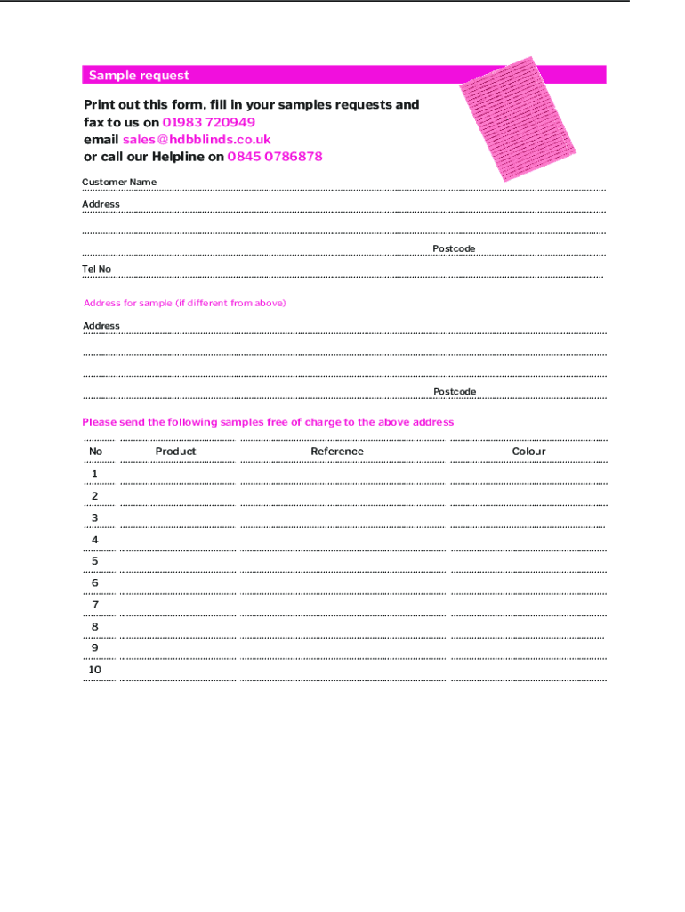 Fillable Online Personal Identification Number (PIN) Request Form for ...