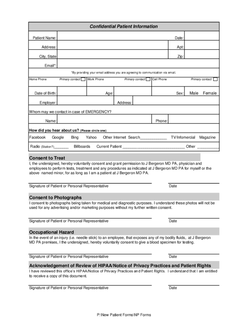Fillable Online Client Information and Authorization Form Fax Email ...
