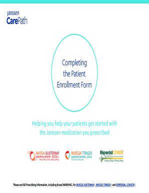 Fillable Online Patient Enrollment Form - Janssen CarePath for Patients ...