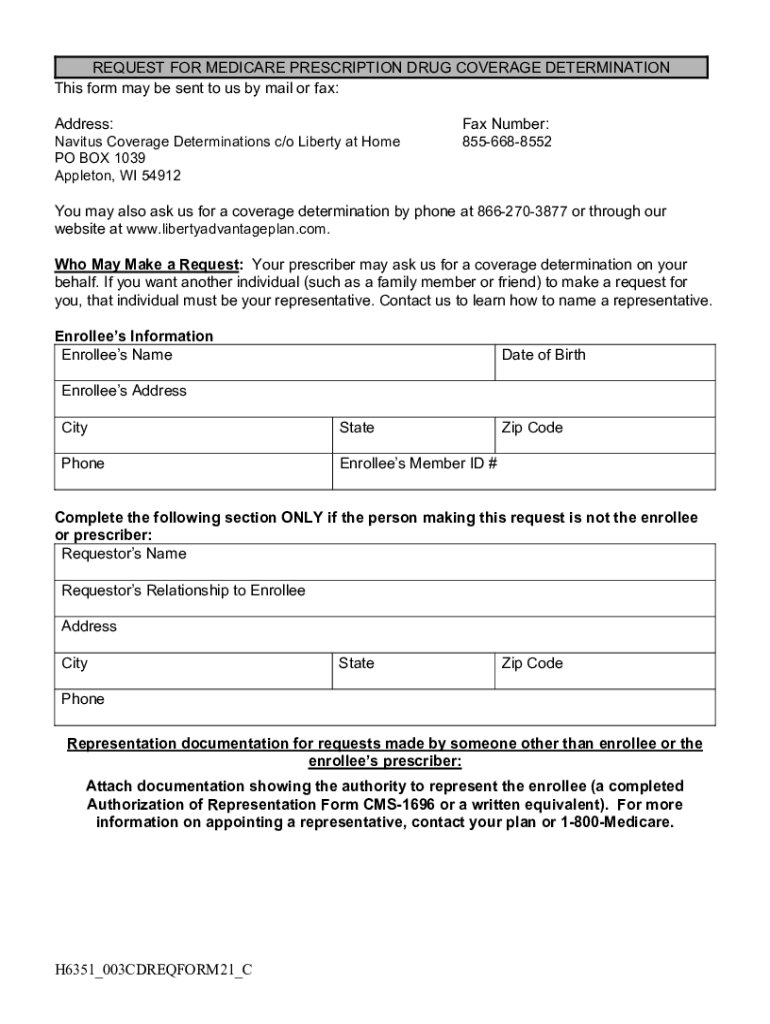 Fillable Online Coverage Determinations and AppealsUnitedHealthcare Fax Email Print - pdfFiller