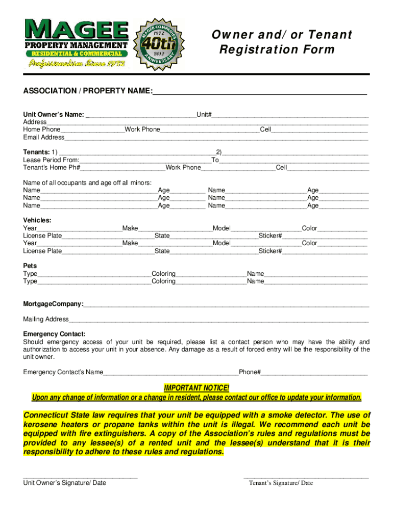 Fillable Online PDF tenancy registration form - City of Berkeley Fax ...