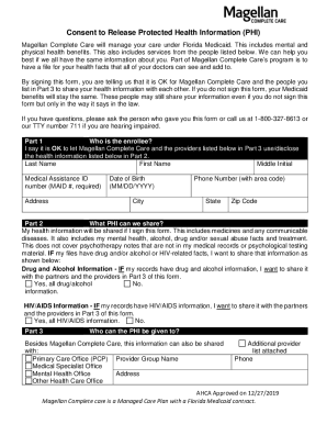 Fillable Online Fillable Online Magellan Complete Care PO Box 524083 ...