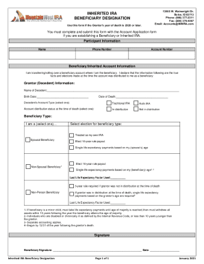 Fillable Online Individual Retirement Arrangement (IRA) Application Fax ...
