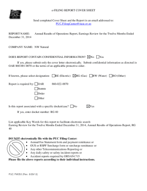 Fillable Online e-FILING REPORT COVER SHEET Send completed Cover Sheet ...