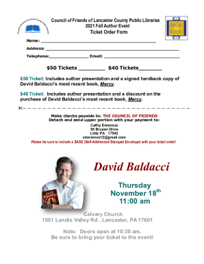 Fillable Online $50 Tickets $40 Tickets Fax Email Print - pdfFiller