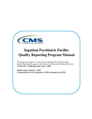 Fillable Online Inpatient Psychiatric Facility Quality Reporting ...