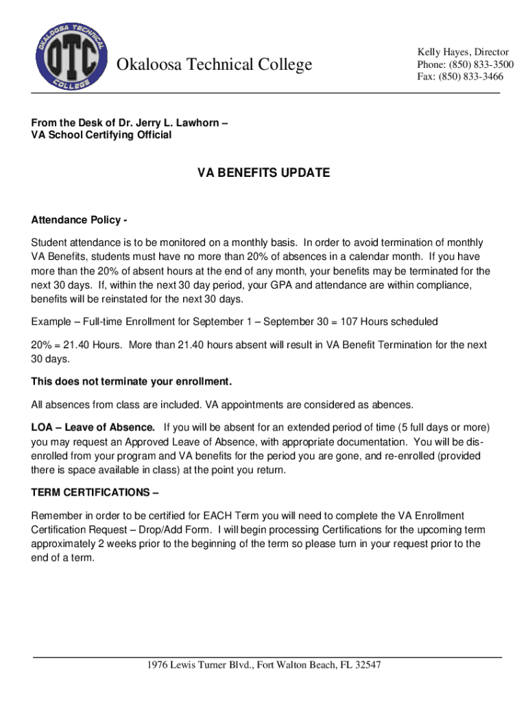 Fillable Online Request for Veteran Enrollment Certification Fax Email Print - pdfFiller