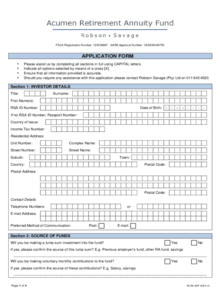 Fillable Online ANNUITY STRATEGY APPLICATION FORM Fax Email Print - pdfFiller