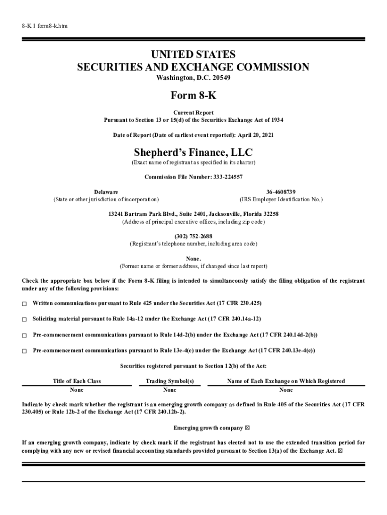Fillable Online Indicate by check mark whether the registrant is an emerging growth company as ...
