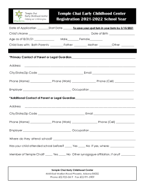 Fillable Online Temple Chai ECC Registration Form 2021-2022.pub (Read ...