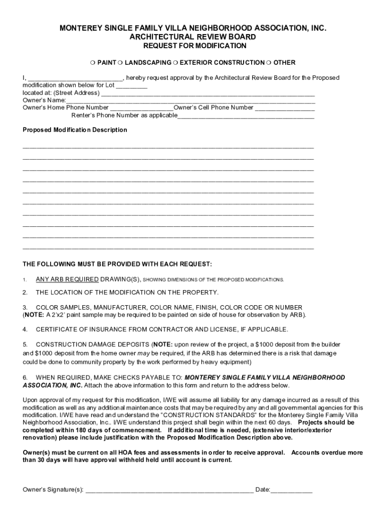 Fillable Online VOM SFV ARB application form.pdf Fax Email Print - pdfFiller