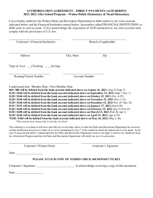 Fillable Online ACH Authorization FormsACH Authorization FormsACH ...