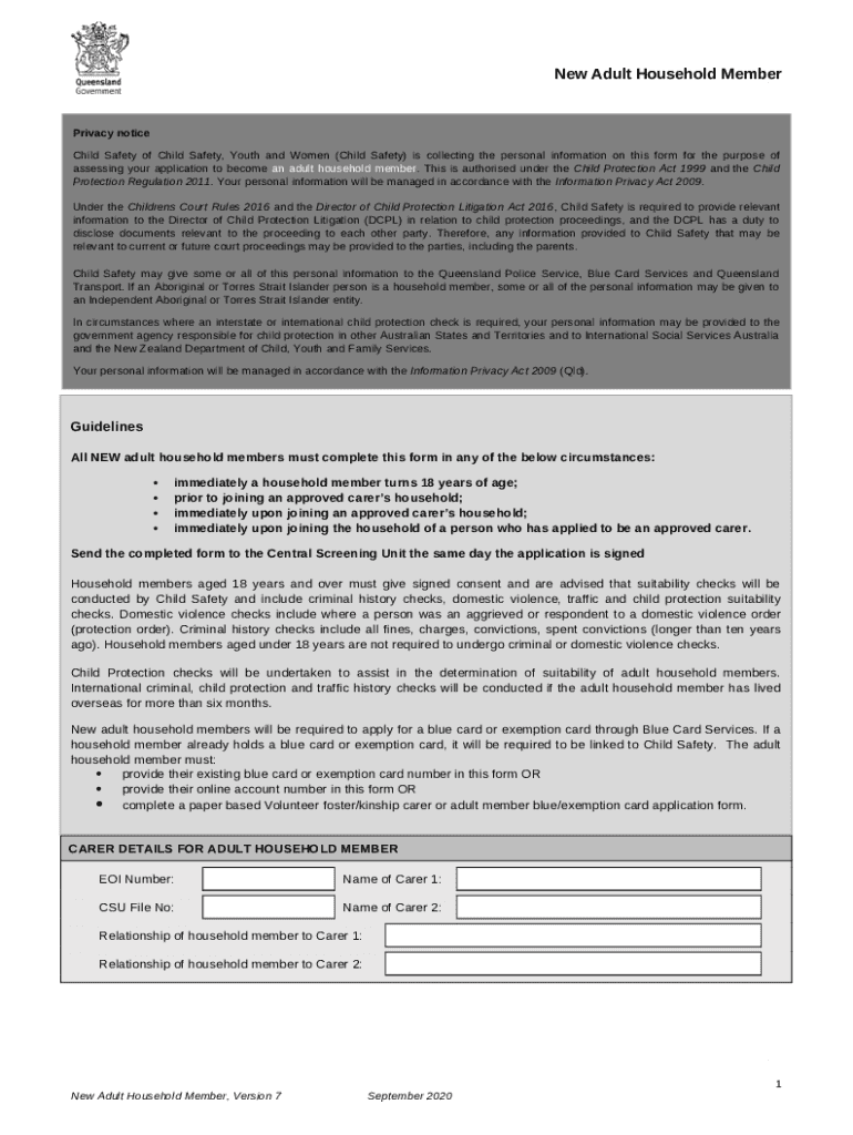 new adult household member - Department of Children ... Doc Template ...