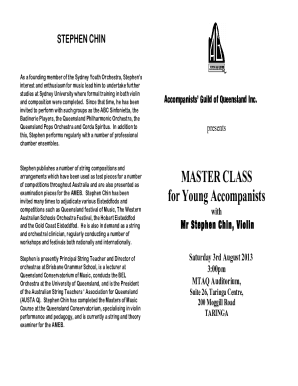 Fillable Online Stephen Chin Composer and his Sheet Music ...