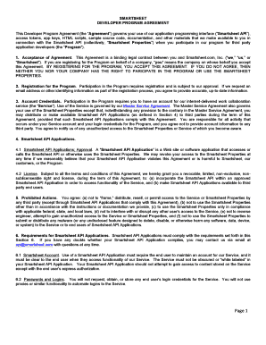 Fillable Online DEVELOPER PROGRAM AGREEMENT Fax Email Print - pdfFiller