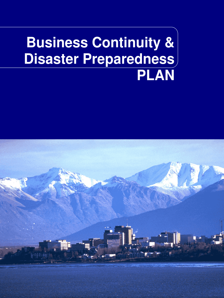Fillable Online muni BBusinessb Continuity amp Disaster Preparedness bPLANb - Municipality of bb ...