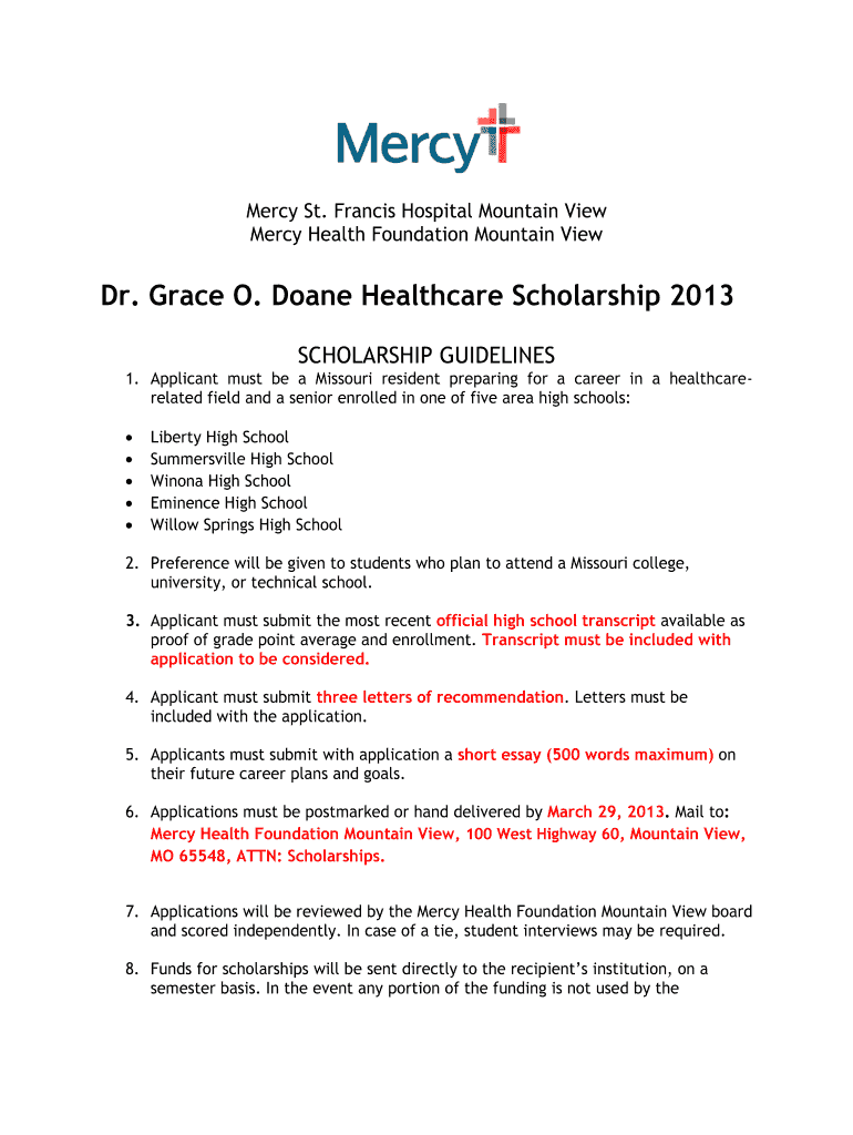 Fillable Online BApplicationsb - Mercy Fax Email Print - pdfFiller