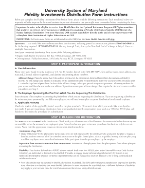 Fillable Online University System of Maryland Fidelity Investments ...