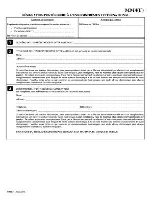 Remplissable En Ligne MM4(F) Fax Email Imprimer - pdfFiller