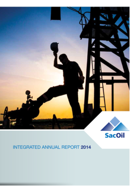 Fillable Online static globalreporting Integrated annUaL rePOrt 2014 ...