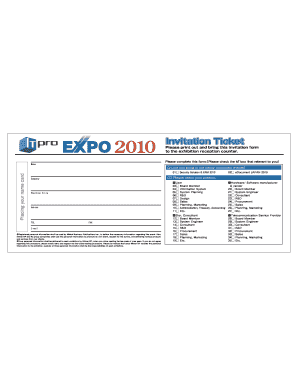 Fillable Online ITproEXPOinvitation.ai Fax Email Print - pdfFiller