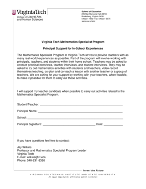 Fillable Online scholar vt Virginia Tech Letterhead - Scholar - scholar ...