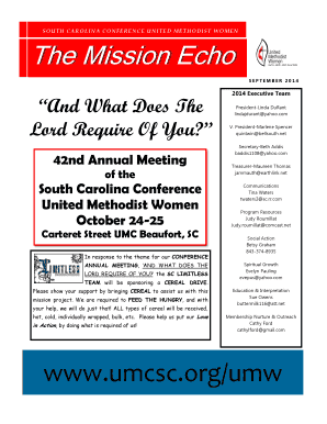 Umcsc Forms - Fill Online, Printable, Fillable, Blank | pdfFiller