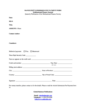 Fillable Online mfsociety MFJ SUBMISSION FEE PAYMENT FORM Fax Email ...