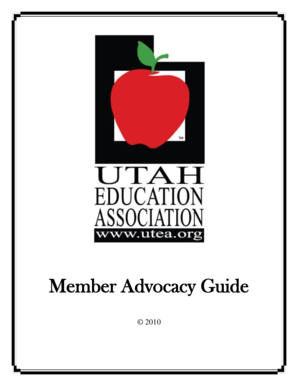Fillable Online myuea Member Advocacy Guide - myuea Fax Email Print ...