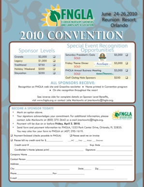 Fillable Online fngla Sponsor-form.indd - fngla Fax Email Print - pdfFiller
