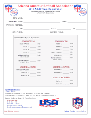 Fillable Online azasa Combined National ASA and Arizona ASA - azasa Fax ...