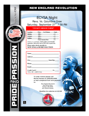 Fillable Online ECYSA 9.27 order form.doc Fax Email Print - pdfFiller