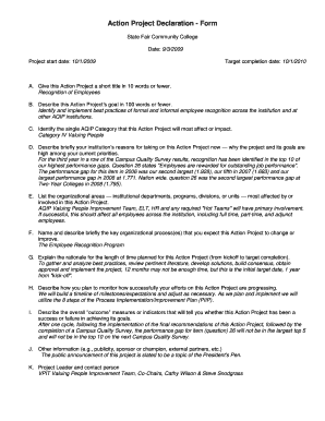 Fillable Online sfccmo Action Project Declaration - Form - State Fair ...