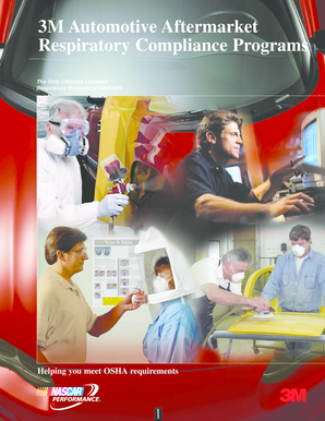 Fillable Online 3M Automotive Aftermarket Respiratory Compliance ...