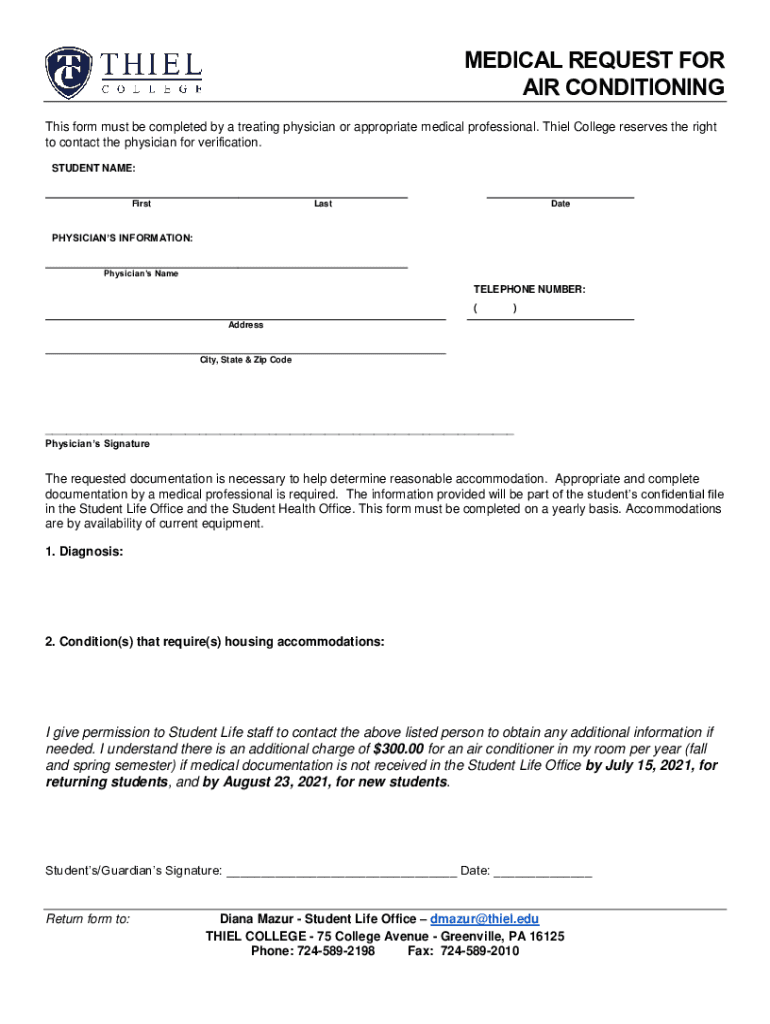 Request Letter For Air Conditioner In Office - Fill Online, Printable ...