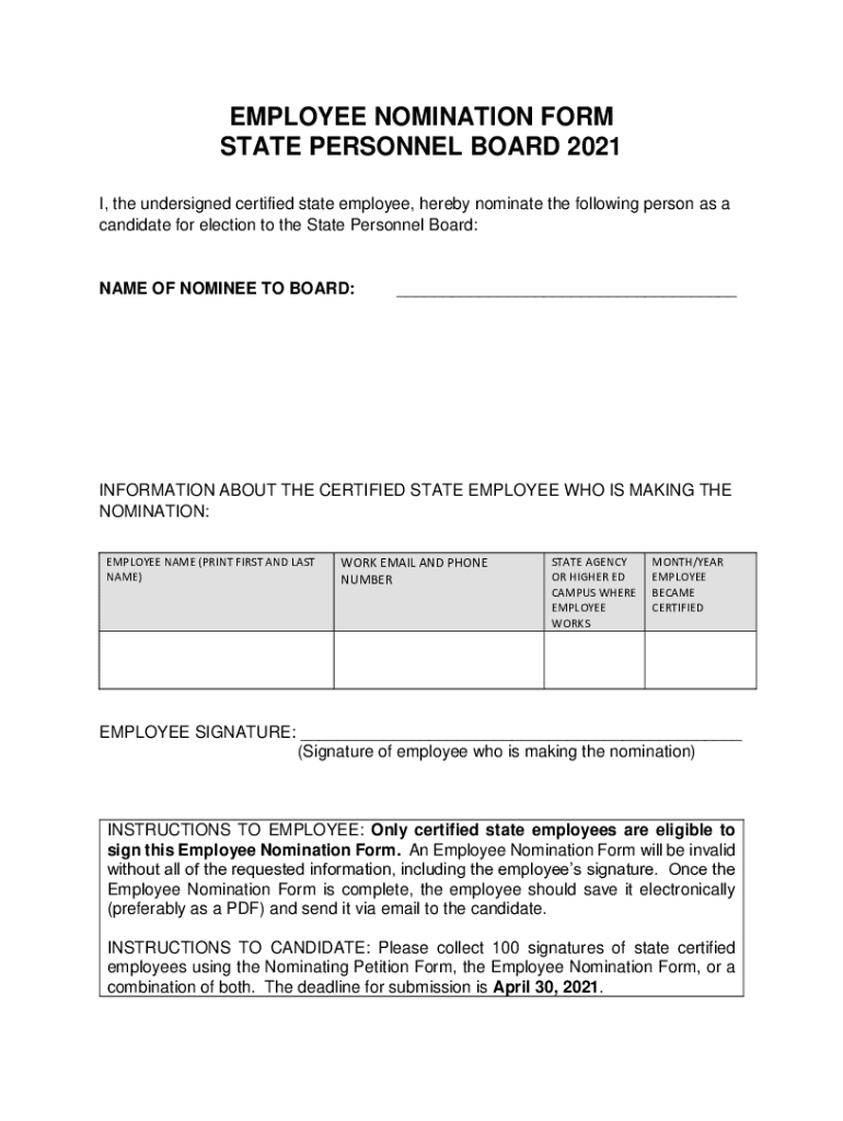 Fillable Online Common Nomination Forms for all retirement benefits ...