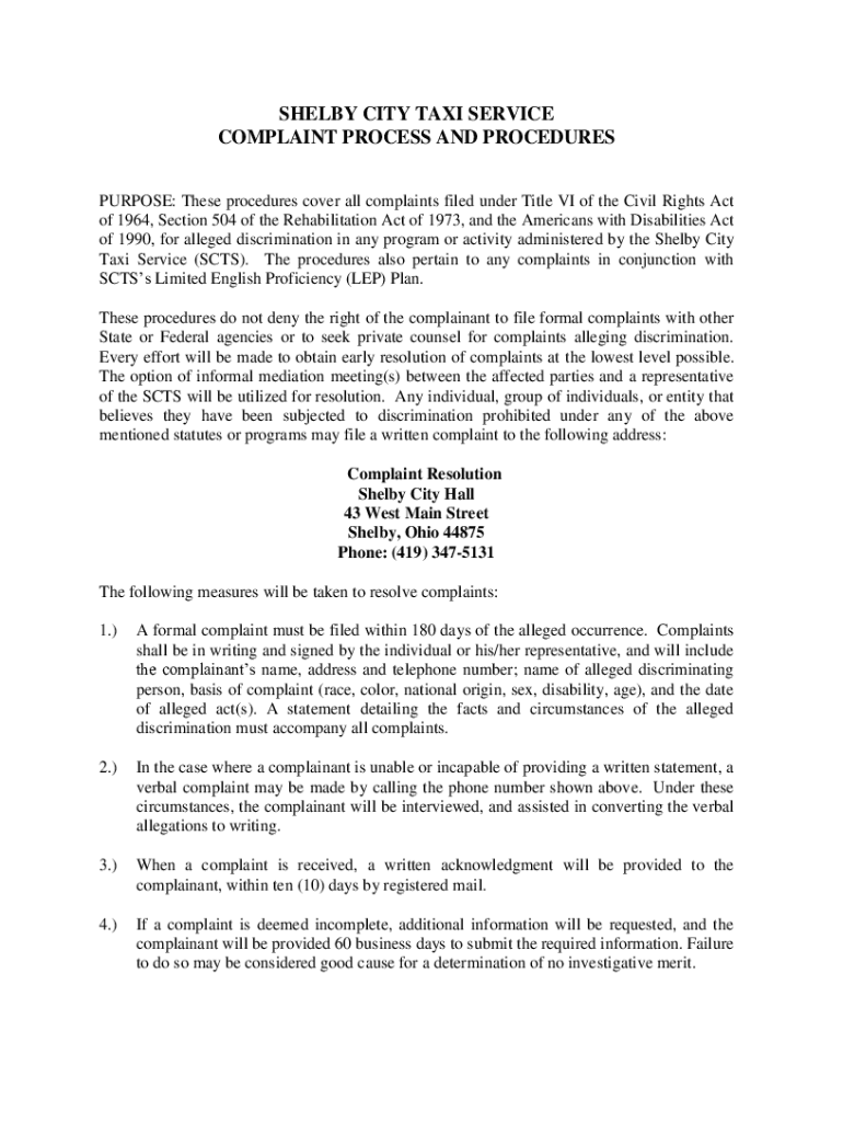 Fillable Online Learn About the FHEO Complaint and Investigation ...