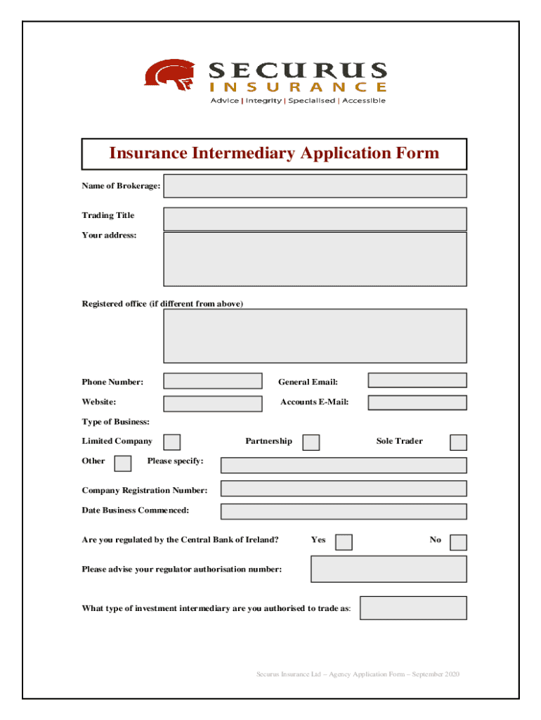 Fillable Online Get the free Agency Application Form - Securus ...