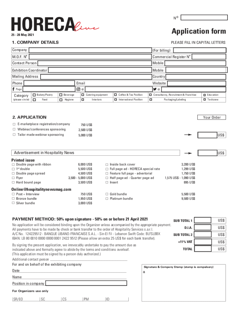 Fillable Online HR21 Application Form-Fillable Fax Email Print - pdfFiller