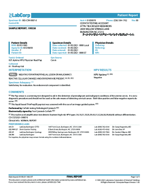 Fillable Online INTERPRETATION OTHER RESULTS - LabCorp Fax Email Print ...