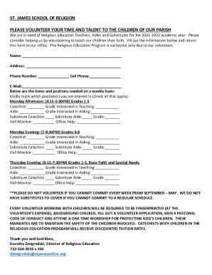 Fillable Online Religious Support Office (RSO) :: U.S. Army Garrison ...