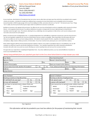 Fillable Online 03 Earned Income Tax Registration Form.xlsx Fax Email ...