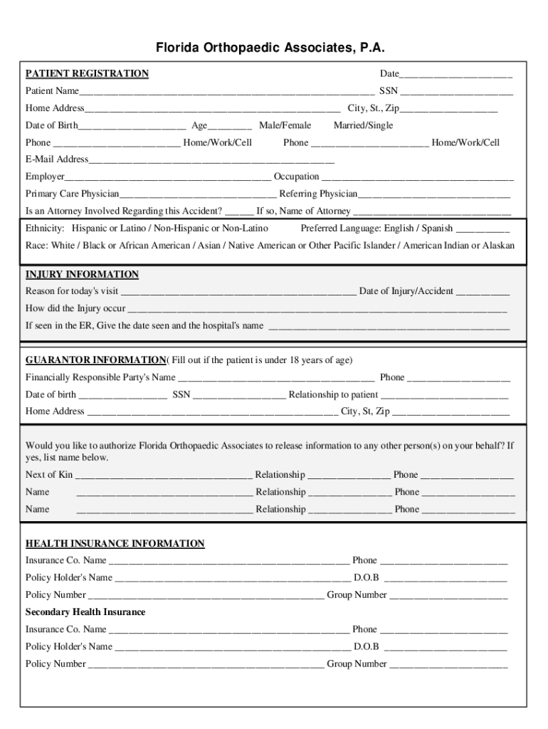 Fillable Online New Patient Medical History Questionnaire Online Form: Fax Email Print - pdfFiller