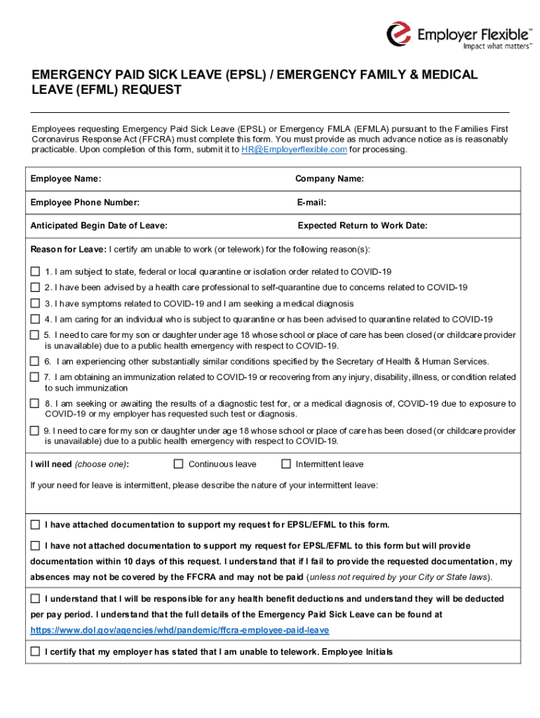 Fillable Online Emergency FMLA and Paid Sick Leave FAQCOVID-19 Labor ...
